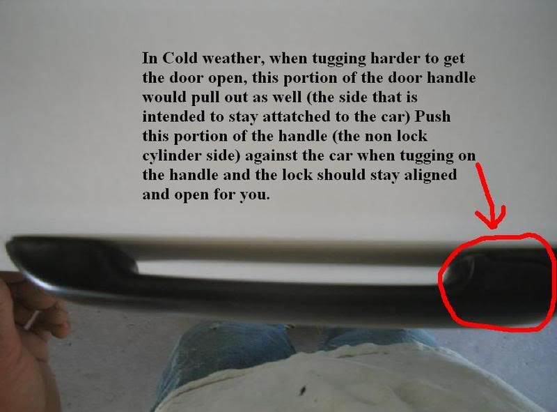 Is your passenger side door not opening in the cold? solution | VW Vortex - Volkswagen Forum