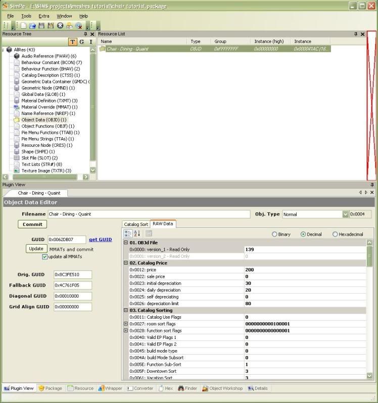 Mod The Sims - Only one OBJD to update: Sim PE