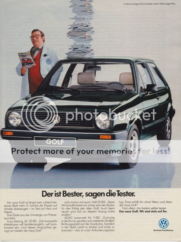 1984 german Golf ads ;) | VW Vortex - Volkswagen Forum