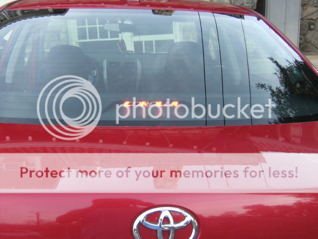Brake Light Decal -PICS- | Toyota Nation Forum