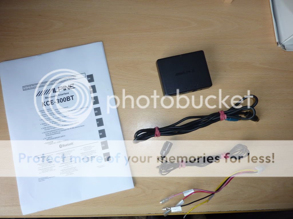 Alpine KCE-300BT Blutooth Interface | Vauxhall Owners Network Forum