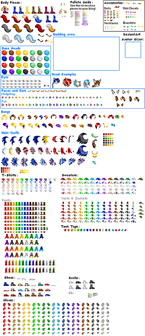 Furry Sprite Dollmakers | Page 1 | Fan Works | Guild Forums | Gaia Online