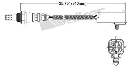 WALKER O2 OXYGEN SENSOR PRE CAT 07-08 DODGE NITRO 3.7L | eBay