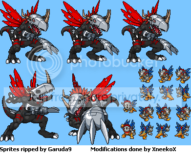 Digimon Sprite Color Customizations | With the Will // Digimon Forums