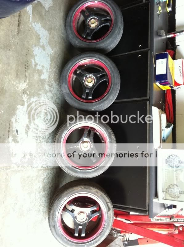 Advan 3 spokes 4x114.3 16x7 et 35 front 16x8 et 38 rear | Driftworks Forum